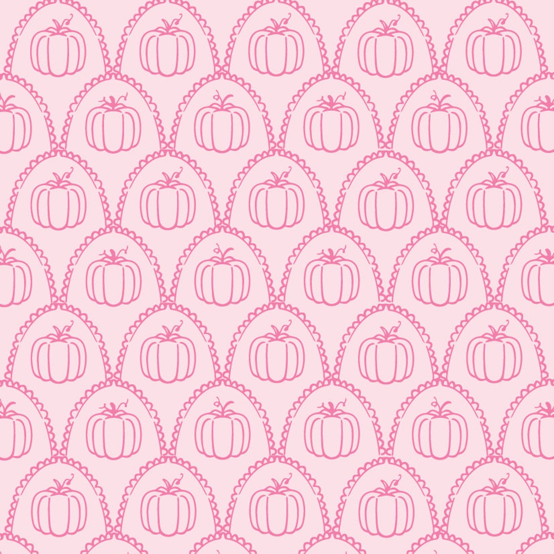 Pink Grand Millennial Pumpkin Pattern - Etsy