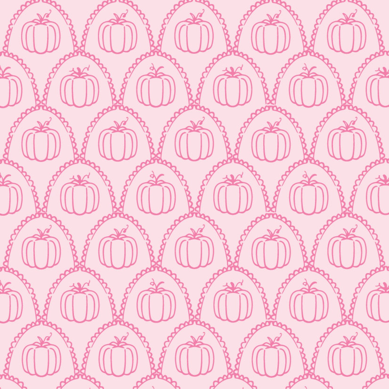Pink Grand Millennial Pumpkin Pattern - Etsy