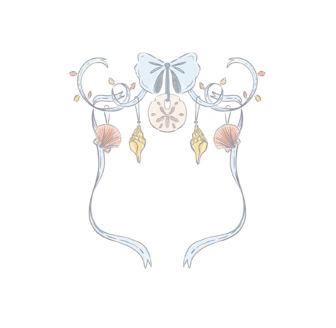 Coastal Christmas Crest - Etsy