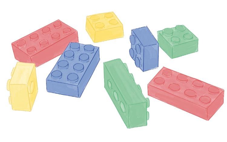 Legos Blocks Clip Art PNG Transparent - Etsy