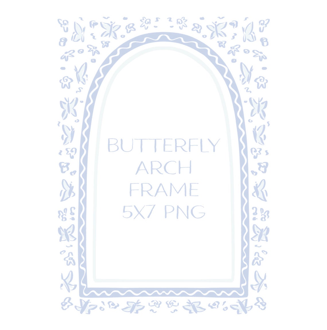 Arch Butterfly Frame Clip Art - Etsy