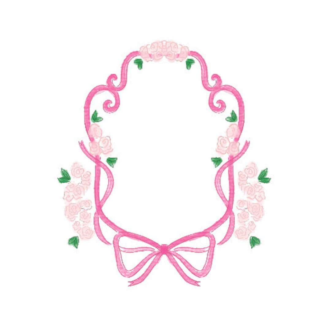 Preppy Pink Crest PNG - Etsy