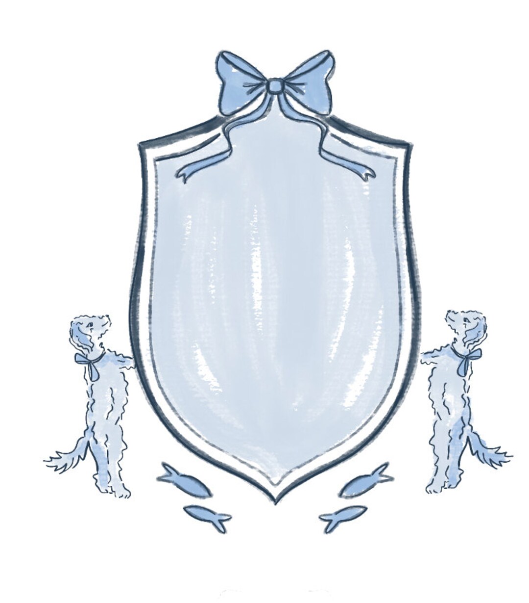 Baby Boy Dog Crest - Etsy