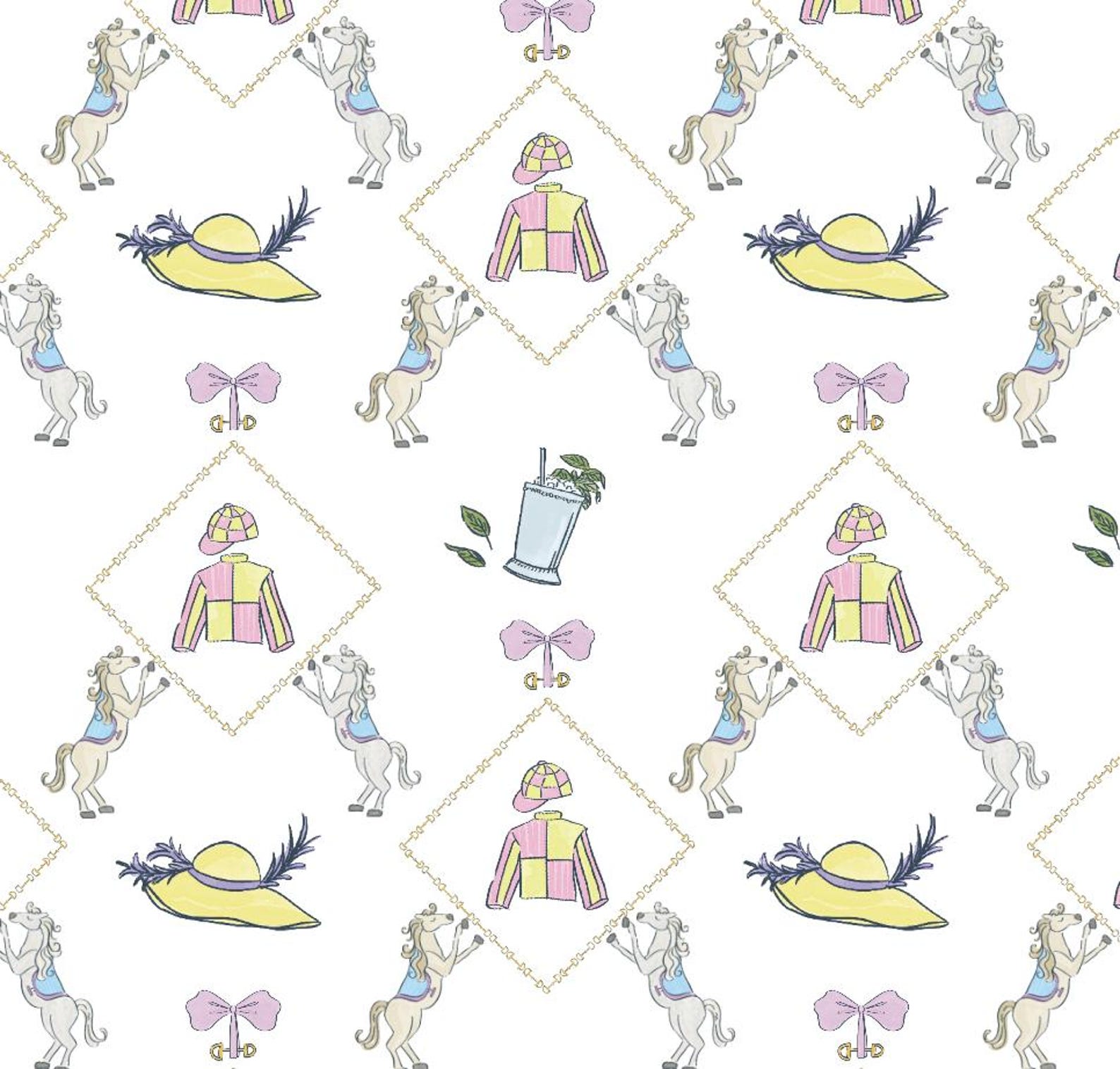 Kentucky Derby Clip Art Set - Pattern Crest Frame - Etsy