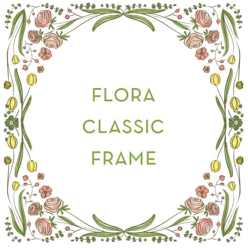 Flora Classic Frame - Etsy