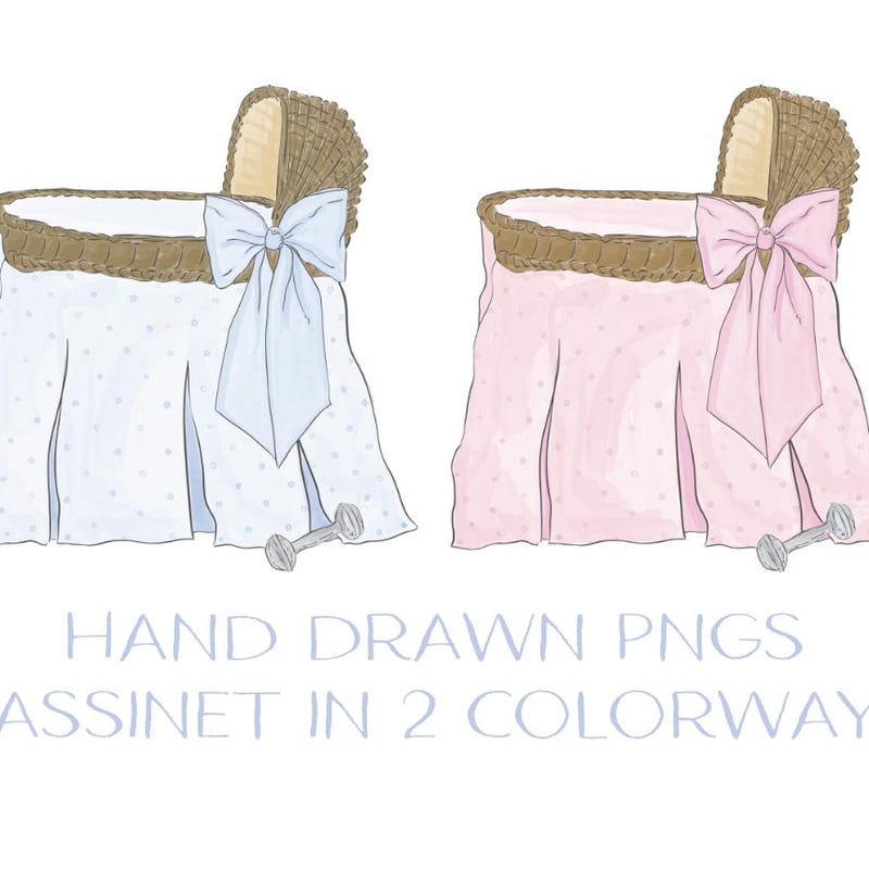 Baby Bassinet Clip Art - Etsy