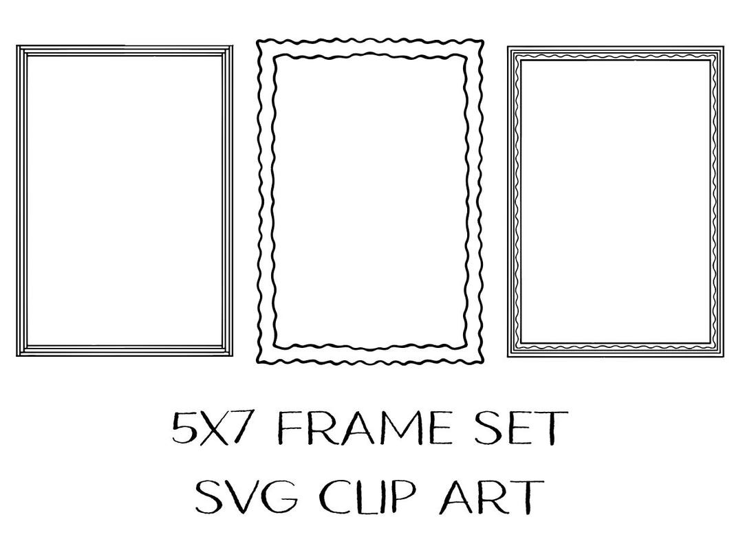 SVG Frame Set - Etsy