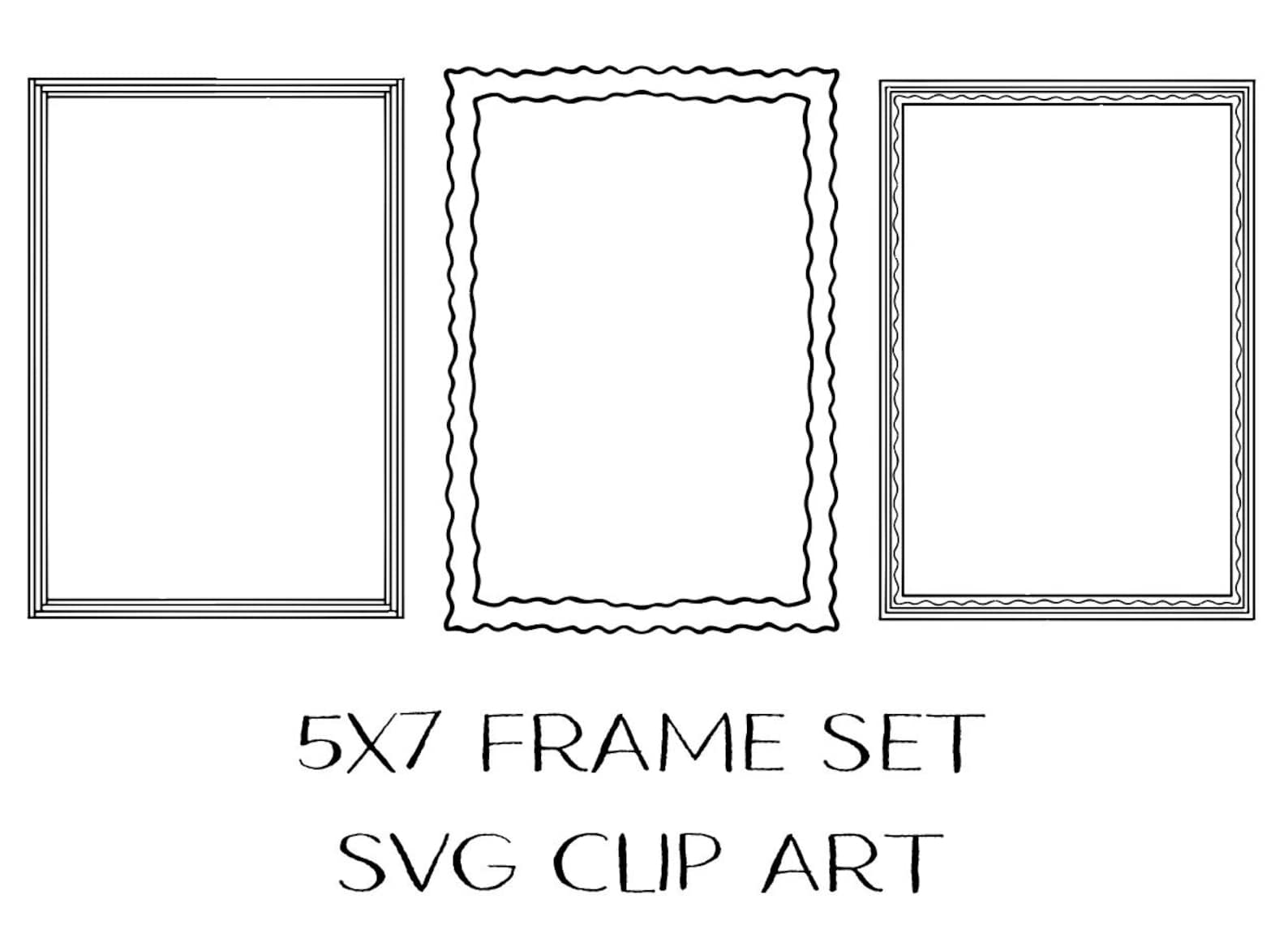 SVG Frame Set - Etsy