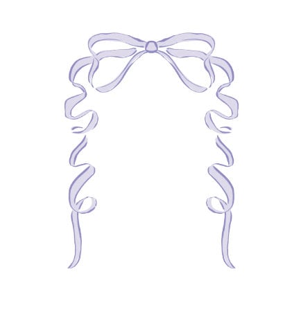 Monocolor Hand Drawn Bows & Frames - Etsy