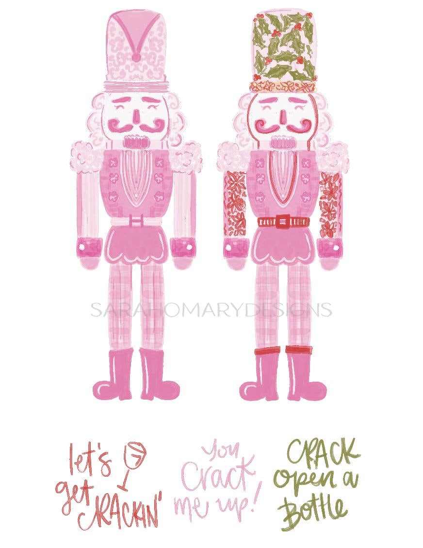 Floral Nutcracker Clip Art Set - Etsy