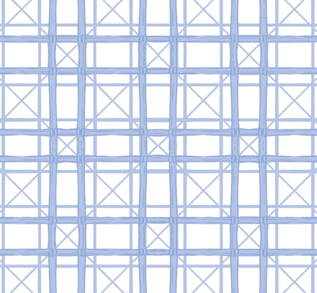 Bamboo Cane Seamless Pattern Blue PNG - Etsy