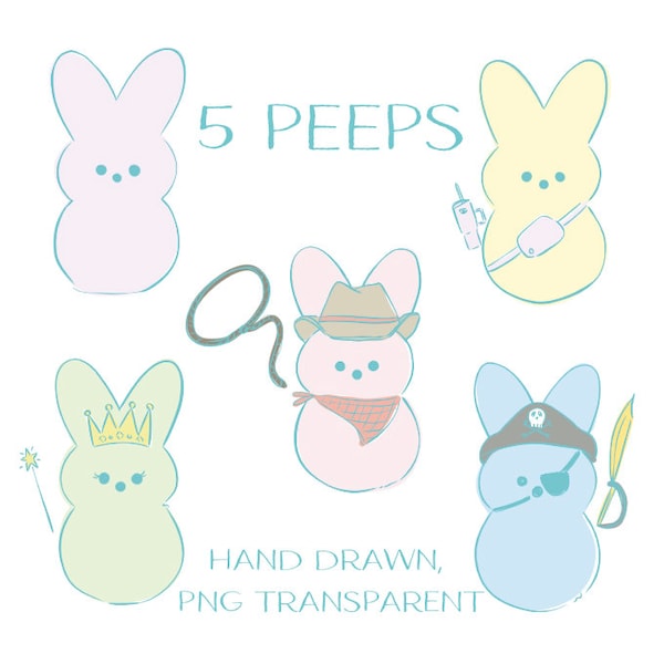 Peeps Art - Etsy