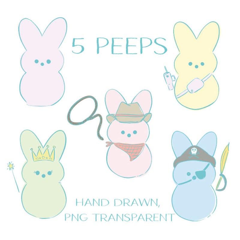 Peeps Art - Etsy
