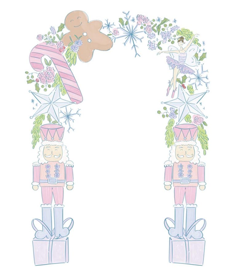Cute Holiday Christmas Frame PNG Clip Art - Etsy