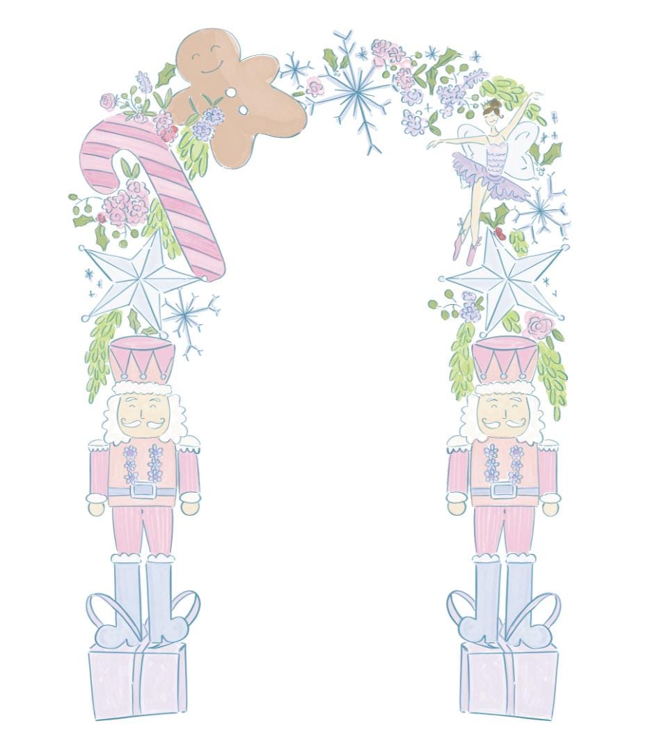 Cute Holiday Christmas Frame PNG Clip Art - Etsy