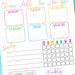 Rainbow Notes, Printable To-do List, Small Business Planner, Instant ...