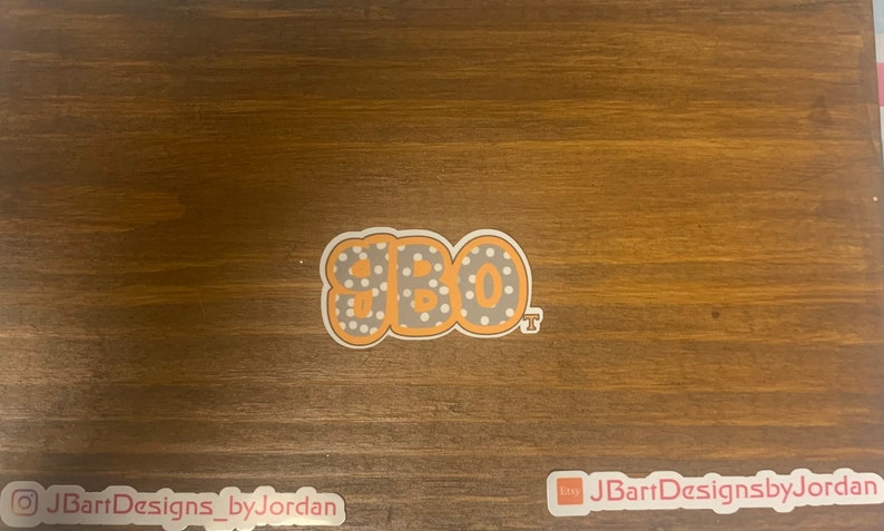 Sticker: GBO Go Big Orange Tennessee Vols Laminate - Etsy