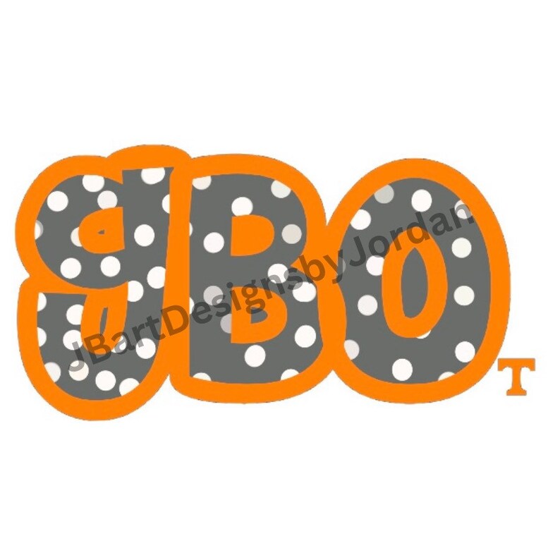Sticker: GBO Go Big Orange Tennessee Vols Laminate - Etsy