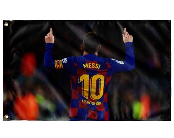 Messi Wall Flag - Etsy