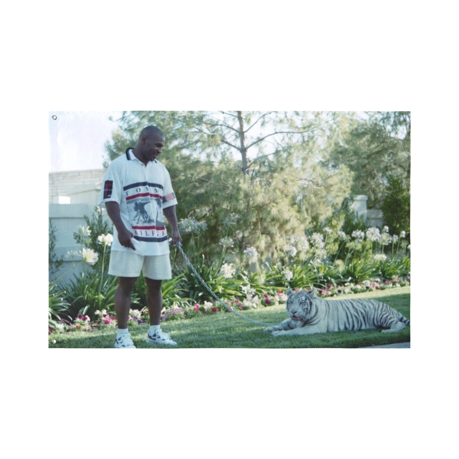Mike Tyson Pet Tiger Flag - Etsy