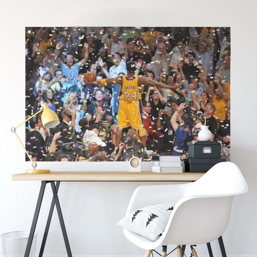 Kobe Bryant Confetti Flag - Etsy