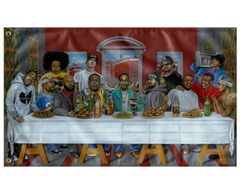 Last Supper Rappers Flag - Etsy