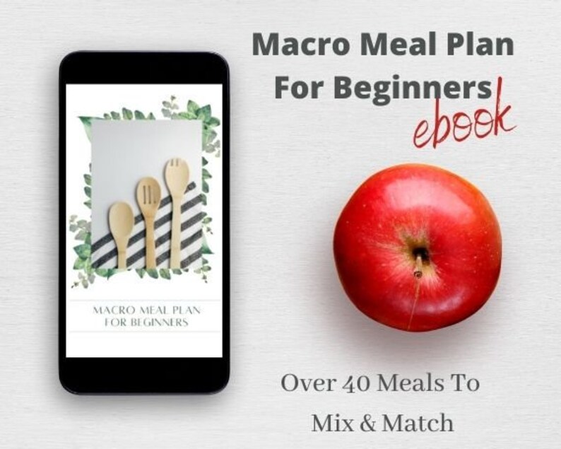 Easy Macro Meal Plan for Beginners Macro Meal Plan Macro - Etsy