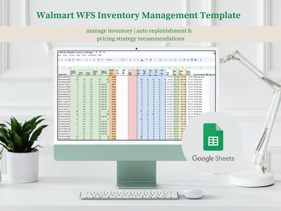 Walmart Reseller Inventory Manager Template (DIY VERSION) | Automated ...