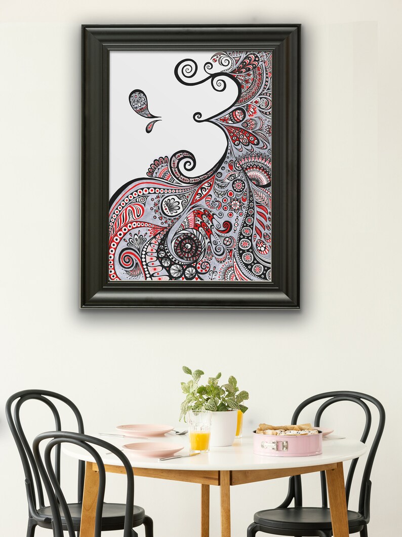 Downloadable Art Prints Modern, Instant Download Art, Large Scale Wall ...