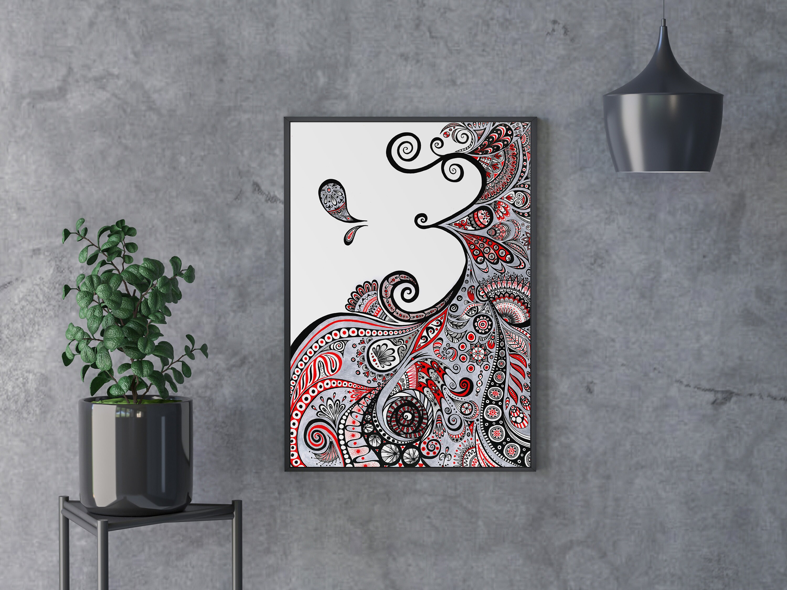 Downloadable Art Prints Modern, Instant Download Art, Large Scale Wall ...