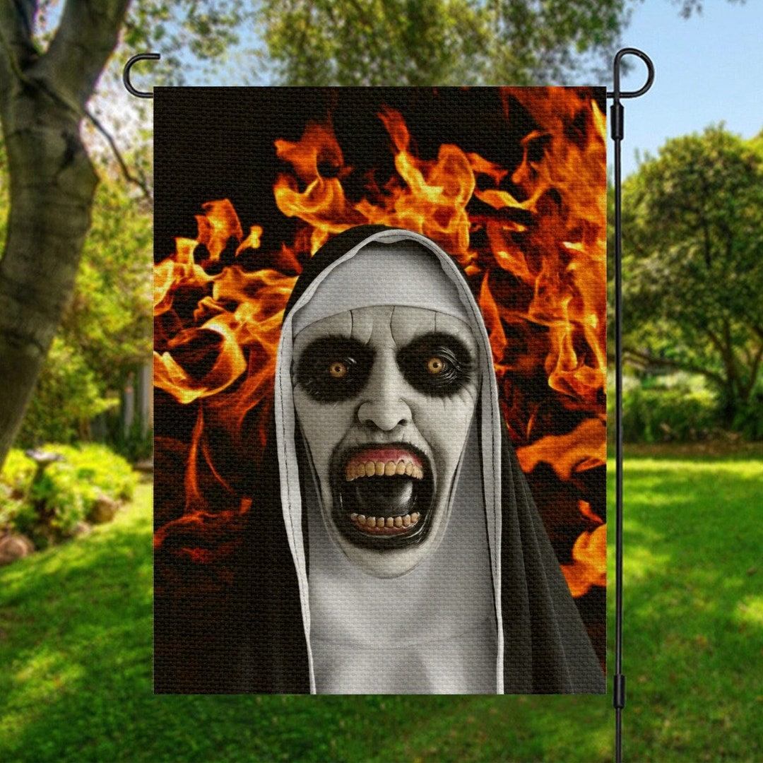 Halloween Scary Nun Flag Party Garden Home Patio Gothic Decor Gift the ...