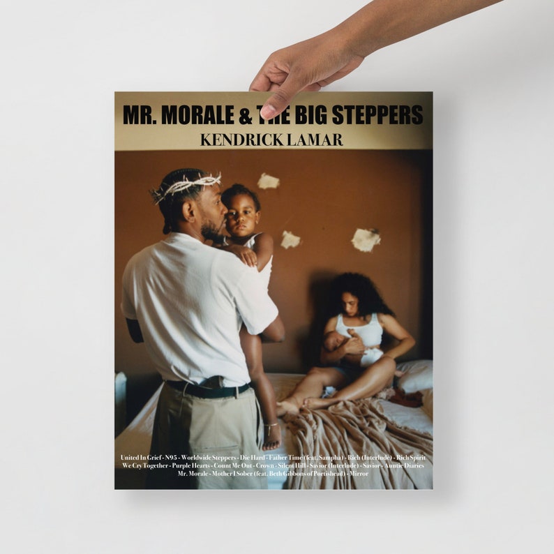 Kendrick Lamar Mr Morale & the Big Steppers Album Cover Hip | Etsy