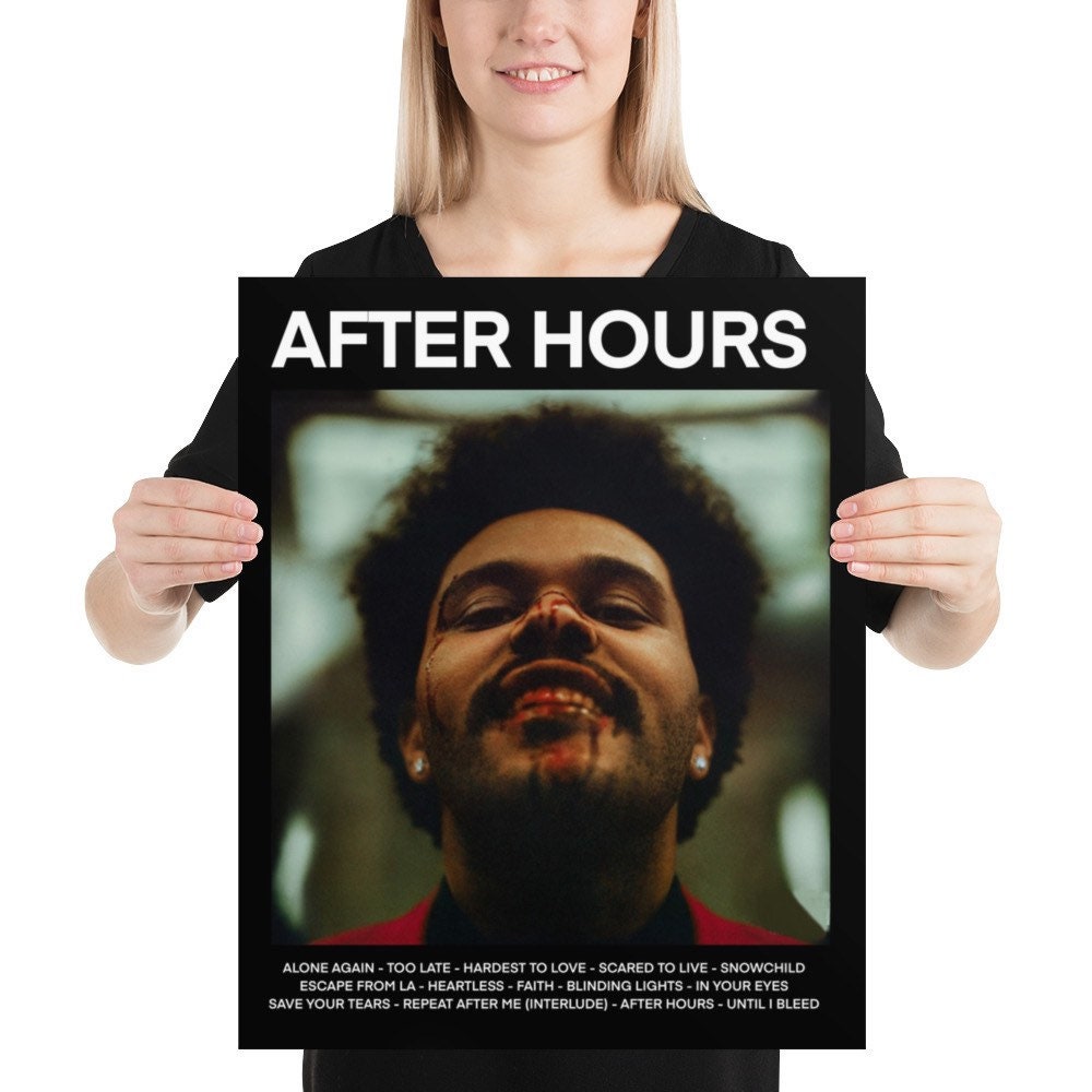 The Weeknd, After Hours Poster Designed & Sold By AhmeTarek
