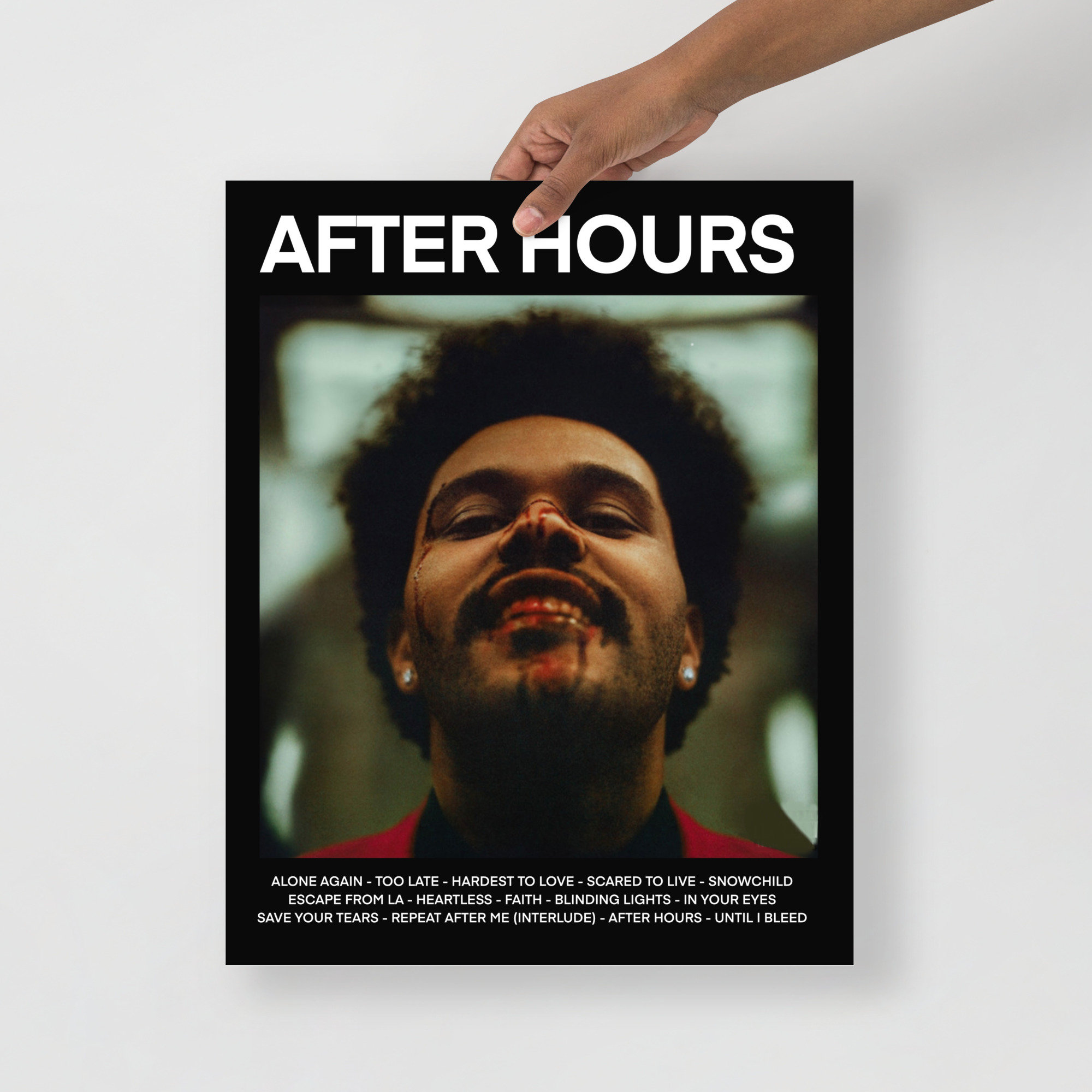 The Weeknd, After Hours Poster Designed & Sold By AhmeTarek