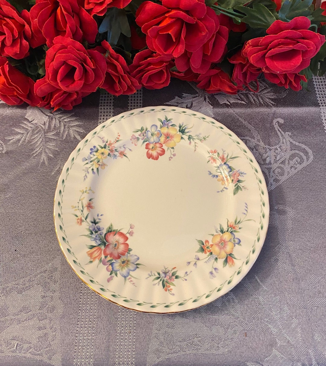 Royal Albert Multi-floral 8” Plate - Etsy