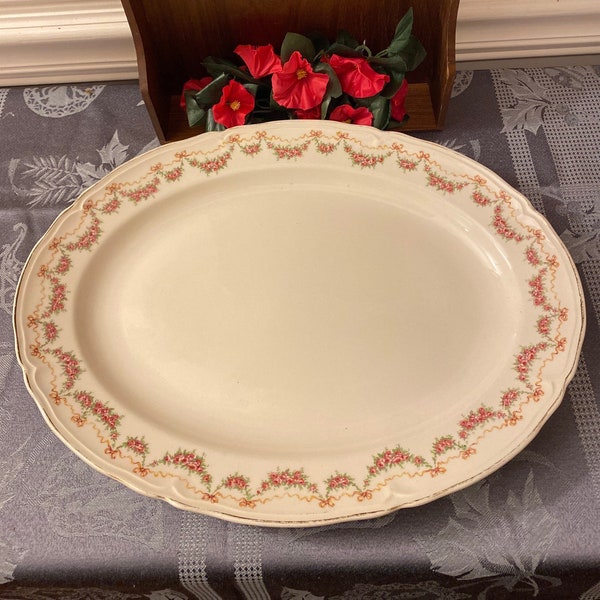 Edwin M Knowles Platter - Etsy