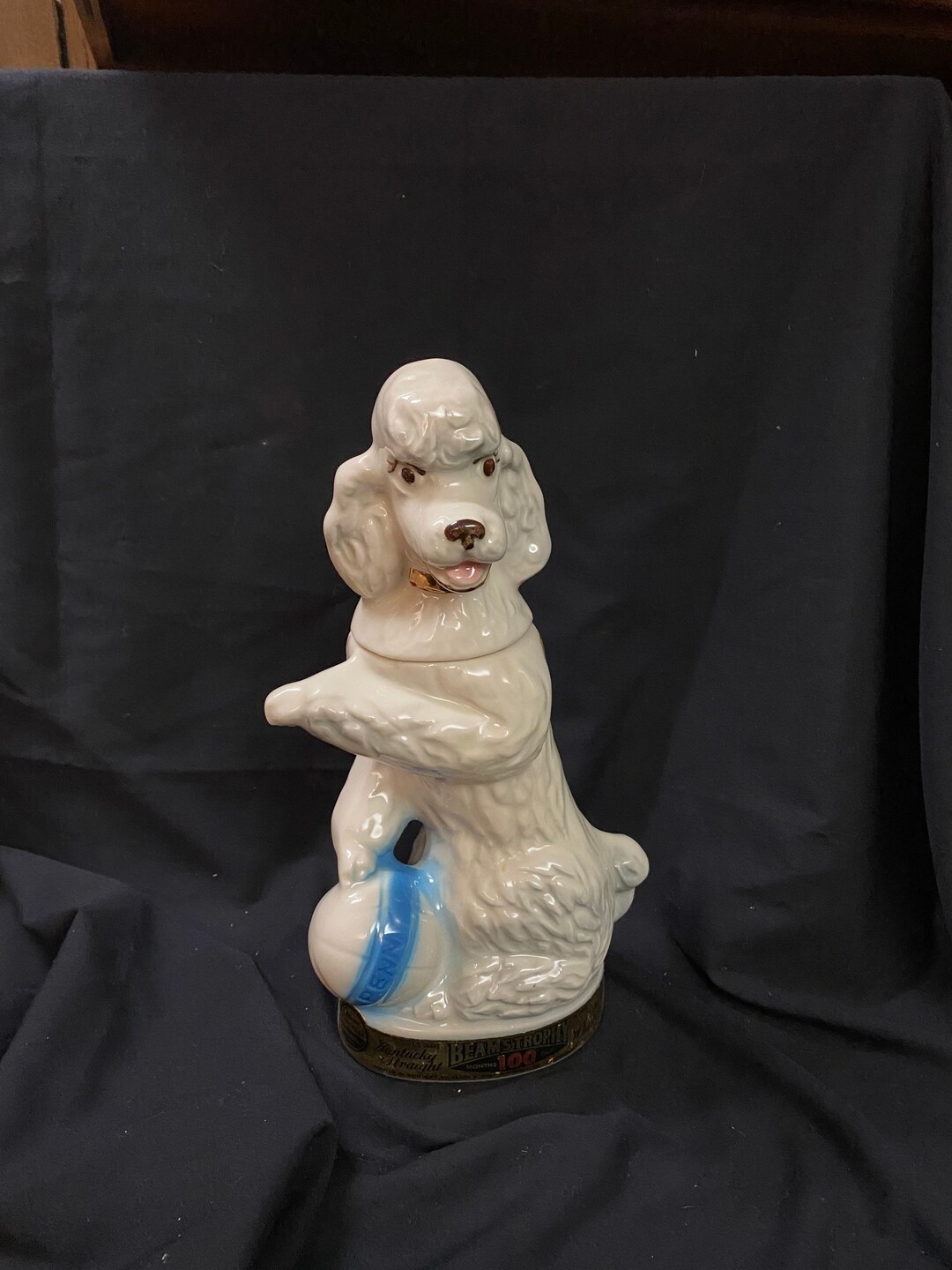 1970 Jim Beam Penny the Poodle Decanter: Vintage Whiskey Bottle - Etsy