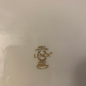 Lenox Debut Collection Kristy Pattern 5 Piece Place Setting - Etsy