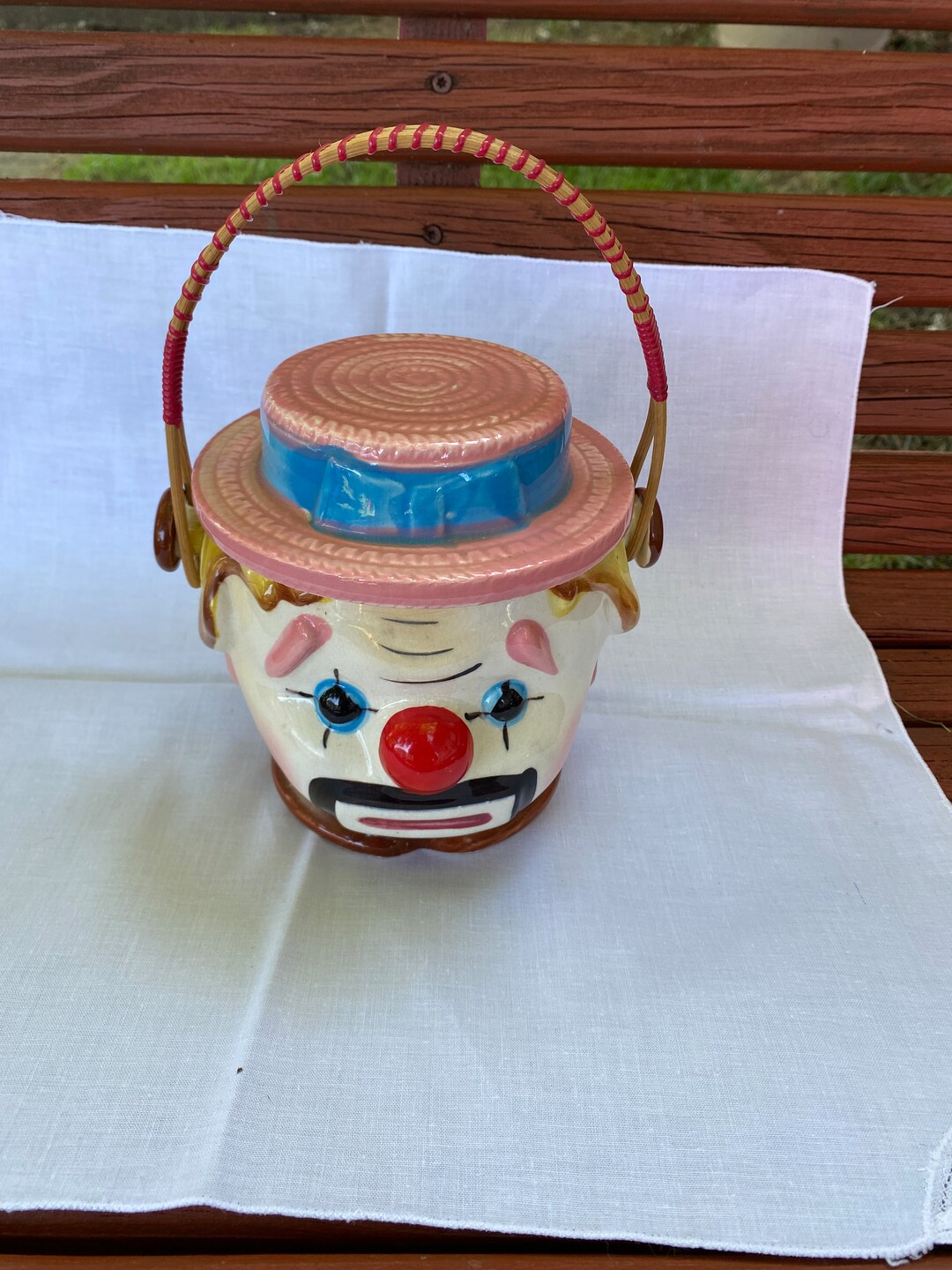 Sad Hobo Clown Ceramic Handled Planter With Lid - Etsy