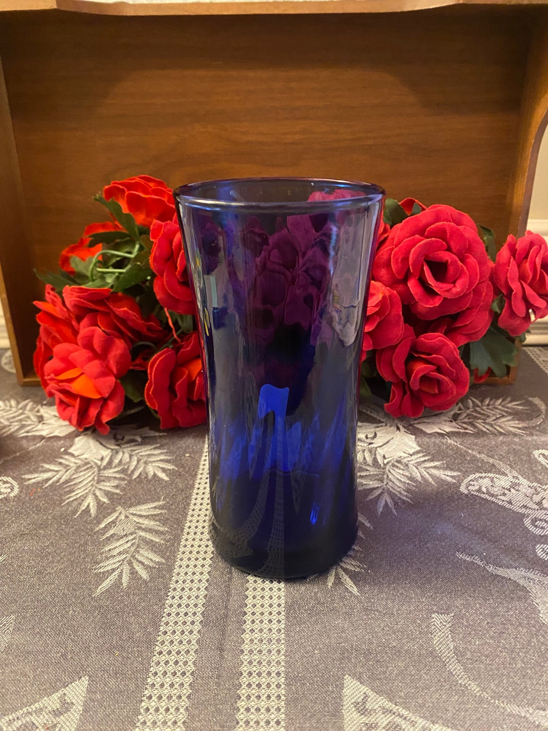 Cobalt Swirl Hourglass Shaped Tumbler - Etsy