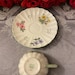 Vintage Shelley Green Trim Bouquet Teacup and Saucer - Etsy