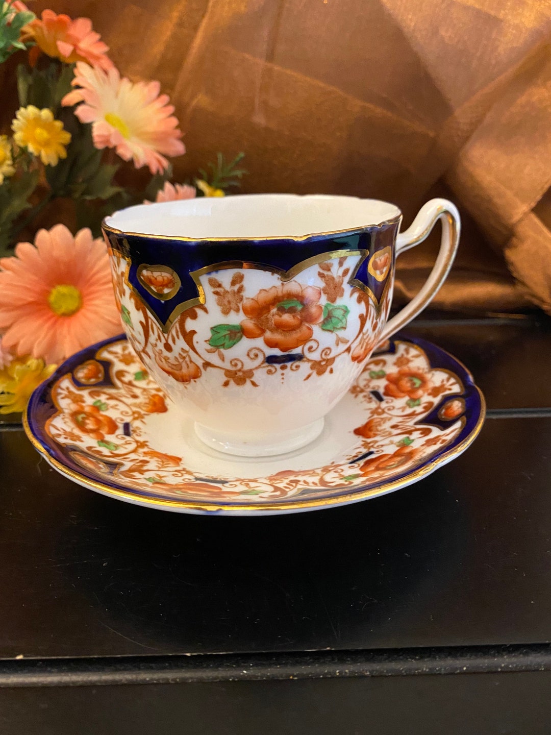 Collingwood Imari Style 5126 Teacup and Saucer Set - Etsy