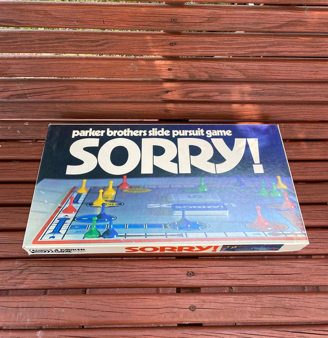 1972 Parker Brothers Sorry Board Game - Etsy