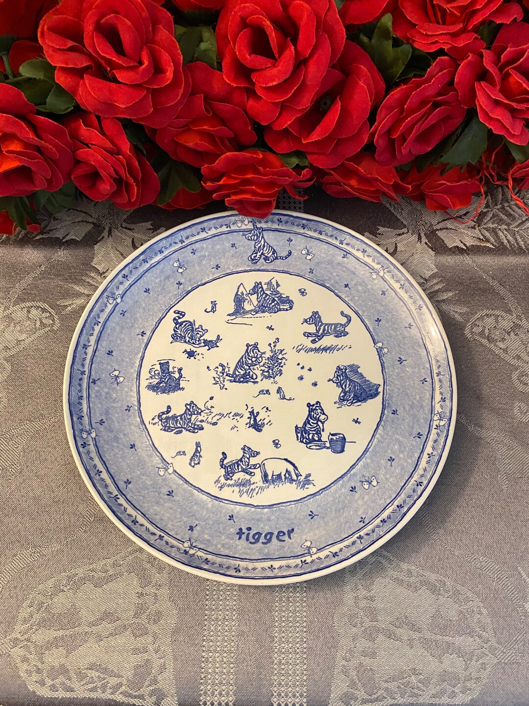 Spode Disney Showcase Winnie the Pooh Tigger Plate - Etsy