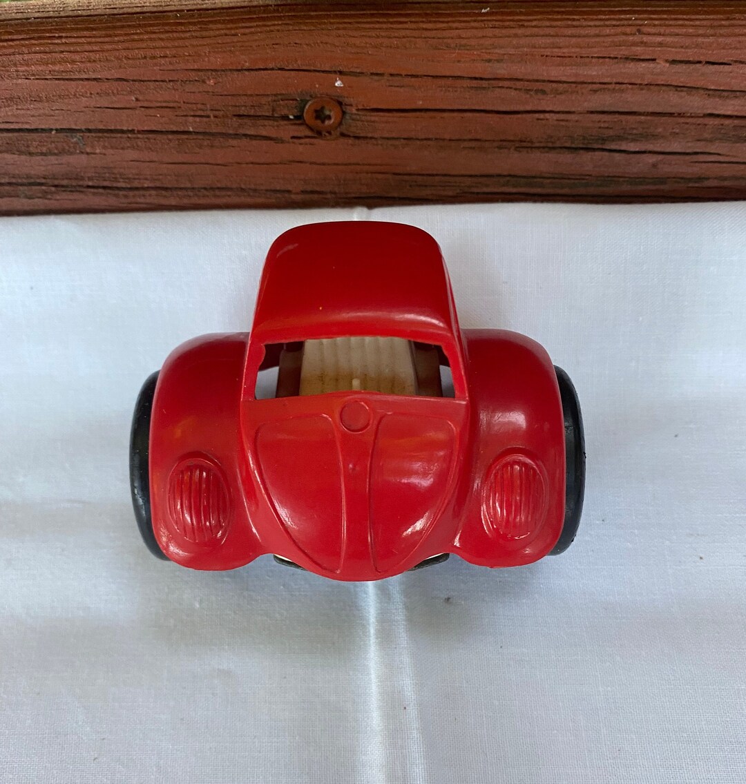 1970 Structo 2 Wheel Red VW Beetle - Etsy