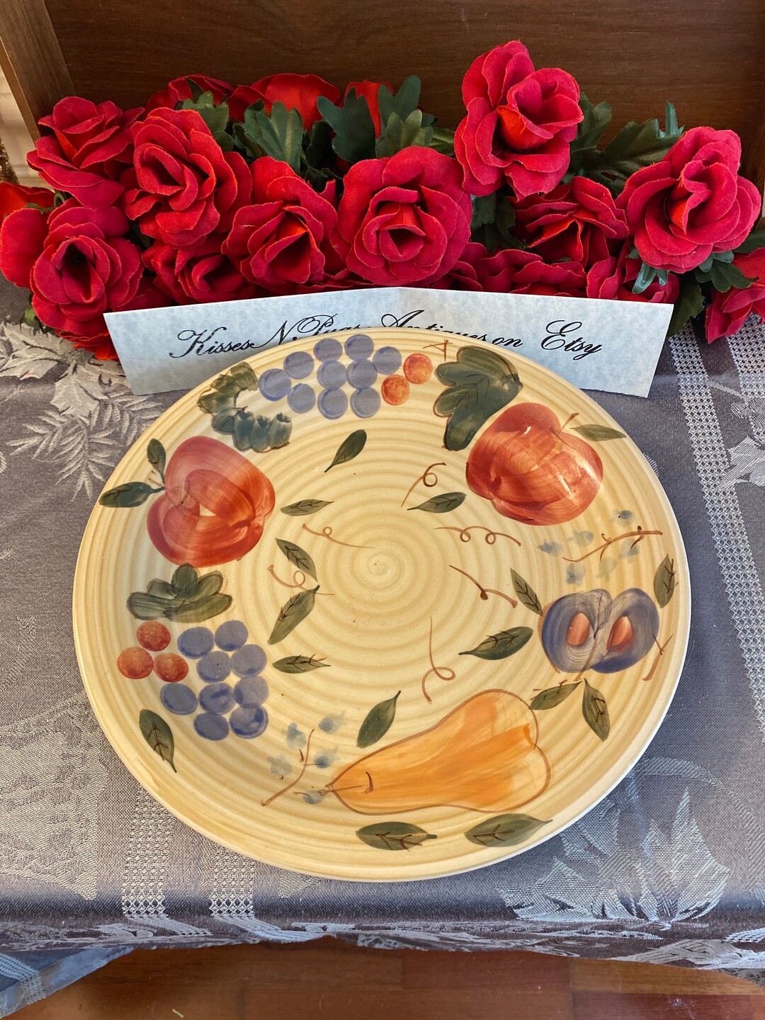 Vintage Alco Industries 10” Plate - Etsy