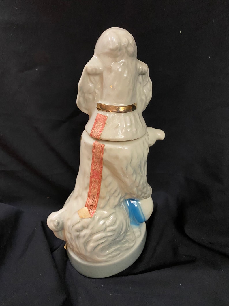 1970 Jim Beam Penny the Poodle Decanter: Vintage Whiskey Bottle - Etsy