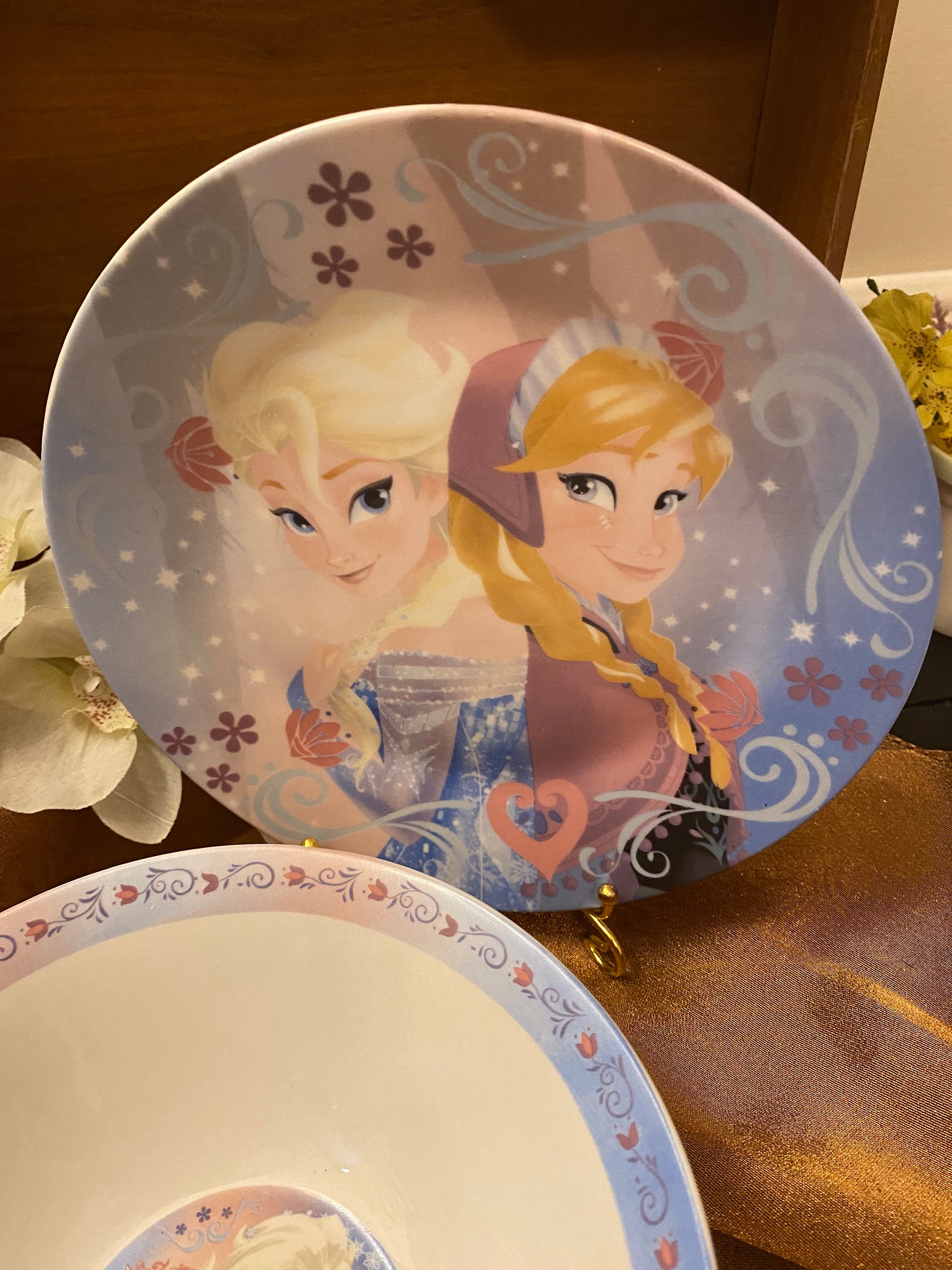 Disneys Frozen Bowl and Saucer / Collectors Plates / Vintage - Etsy