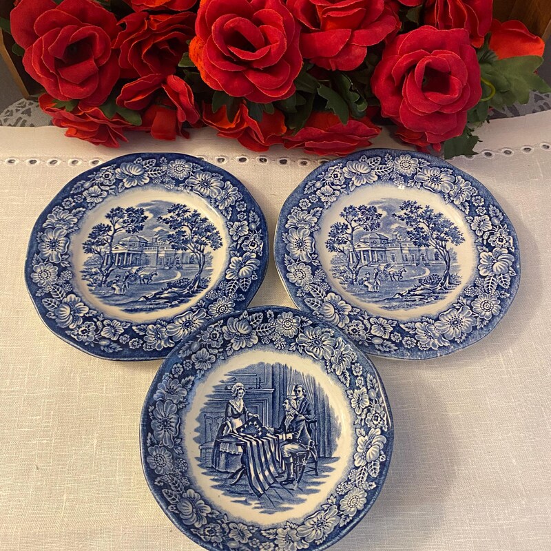 Liberty Blue Plate - Etsy