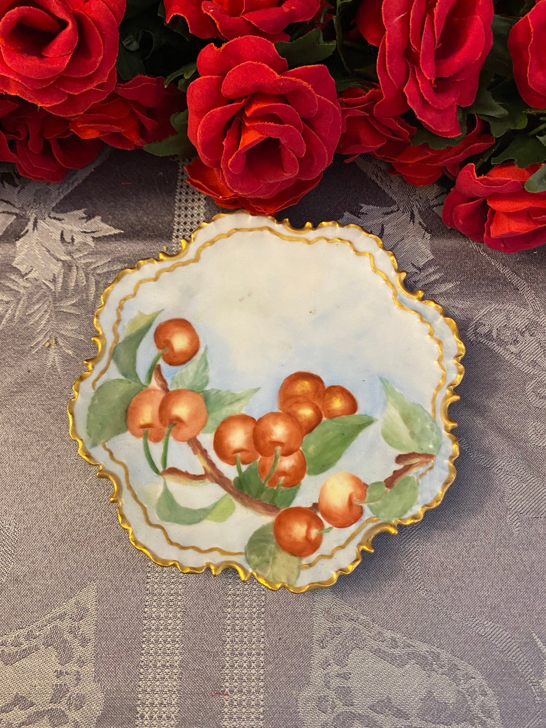 RC Rosenthal Monbijou Cherry Plate - Etsy